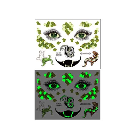 Clearance Halloween Makeup Face Stickers Funny Stickers Party Face