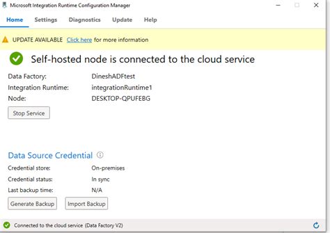 Self Hosted Integration Runtime Could Not Connect To Azure Data Factory Stack Overflow