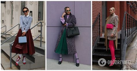 How To Wear Colored Tights The Stylist Named The Only Taboo For Women