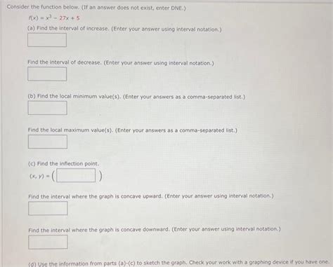 Solved Consider The Function Below If An Answer Does Not Chegg