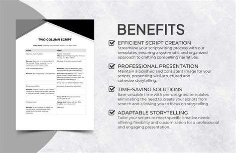 Two Column Script Template In Word PDF Google Docs Download Template Net