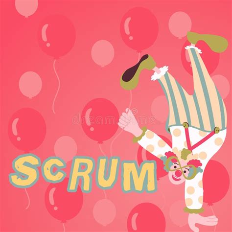 Text Showing Inspiration Scrum Word Written On Handwriting As Distinct From Print Written