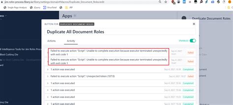 Script Error Executor Terminated Unexpectedly With Exit Code 1 Community