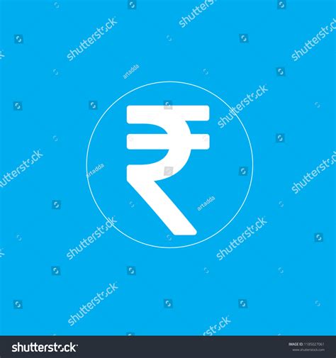 Indian Rupee Currency Symbol Inr Money Stock Vector Royalty Free