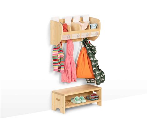 Compact Wall Cubbies With 4 Hooks 66cm Jaggo