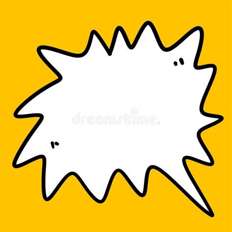 Comic Book Speech Bubble Cartoon Stock Illustration Illustration Of