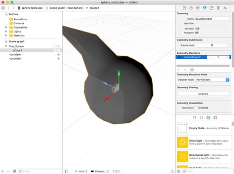 Xcode Scenekit Creates Visual Artifacts On Collada Dae Morphs