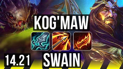 KOG MAW Seraphine Vs SWAIN Senna ADC Godlike KR Diamond YouTube