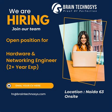 Khushi Pipple On Linkedin Urgently Braintechnosys Hardware