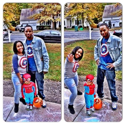 Captain America And Spider Man Celebrating Halloween