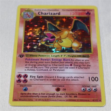 1st Edition Charizard Etsy