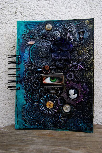 Altered Notebook With Decoart Media Diy Junk Journal Project