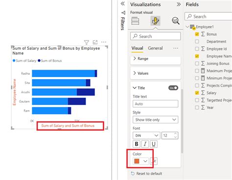 Power Bi How To Format Bar Chart Geeksforgeeks