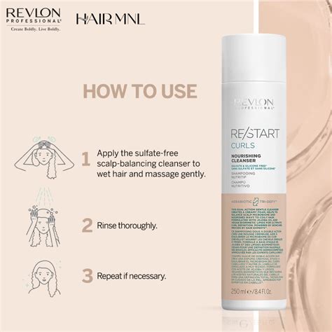 Revlonprofessionalrestartcurlsnourishingcleanser250mlhowtouse V