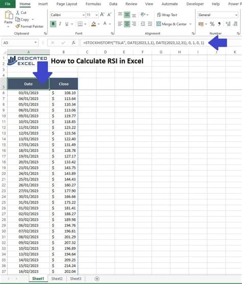 How To Calculate RSI In Excel Dedicated Excel