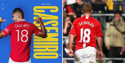 Casemiro Is Manchester Uniteds New Number 18 Names Scholes As