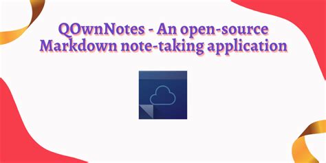 How To Install Setup And Use QOwnNotes On Various Linux Distributions LinuxForDevices