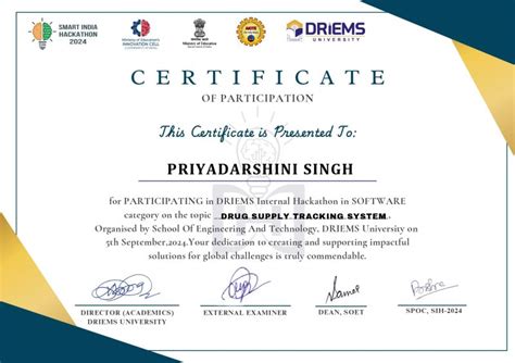 Priyadarshini Singh On Linkedin Sih Smartindiahackathon2024