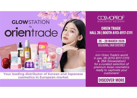 Cosmoprof 2026 Orien Trade Porta A Bologna I Trend Della K Beauty E J