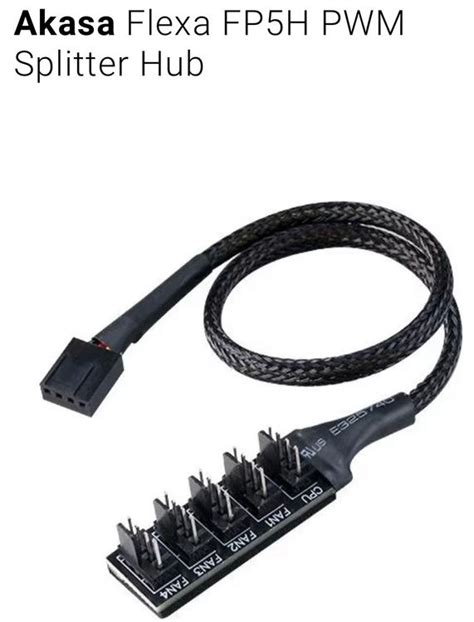 AKASA Flexa FP5H PWM Lüfter Splitter HUB Kaufen auf Ricardo