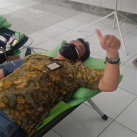 Donor Darah Di Aula Balai Desa Banteran Kecamatan Wangon Jernih
