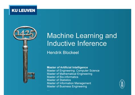 Lecture 1 Intro Notes Machine Learning And Inductive Inference