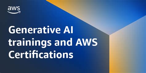generative ai aws training and certification blog