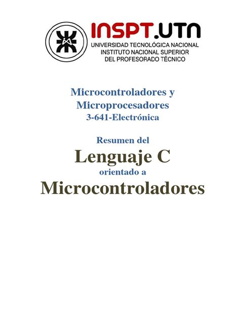 02 lenguajec resumen pdf puntero programación de computadora c