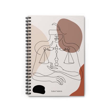 spiral notebook ruled line etsy
