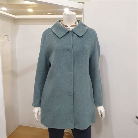 올포유 여성 겨울시즌오프 중기장 캐시미어 레터링 니트배색 핸드메이드코트alctl9321 이랜드몰