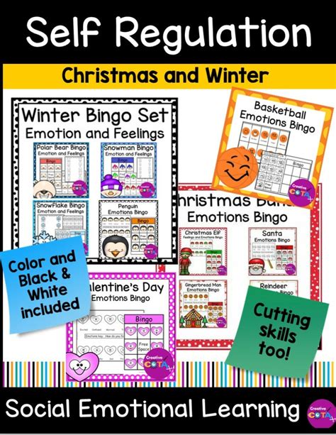 Snowflake Bingo Game Free Sel Printable Your Therapy Source