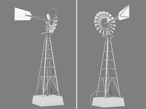 Artstation Aermotor Windmill Resources
