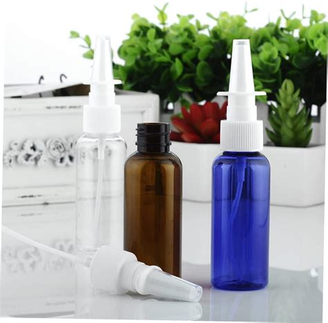 Frcolor 10pcs Empty Nasal Spray Bottle Container Nasal Travel