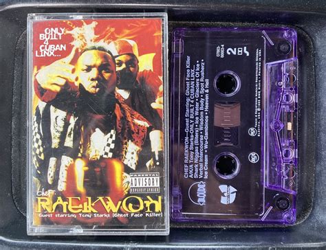 Raekwon Only Built 4 Cuban Linx Cassette Rare Purple Tape 1995 Rap Hip