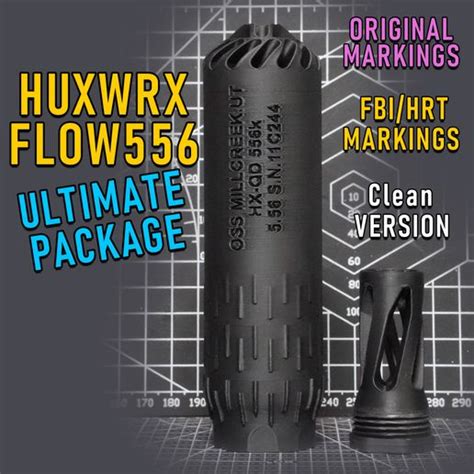 🔫 Huxwrx Flow556 W Original And Fbi Markings Fixedandqd Function