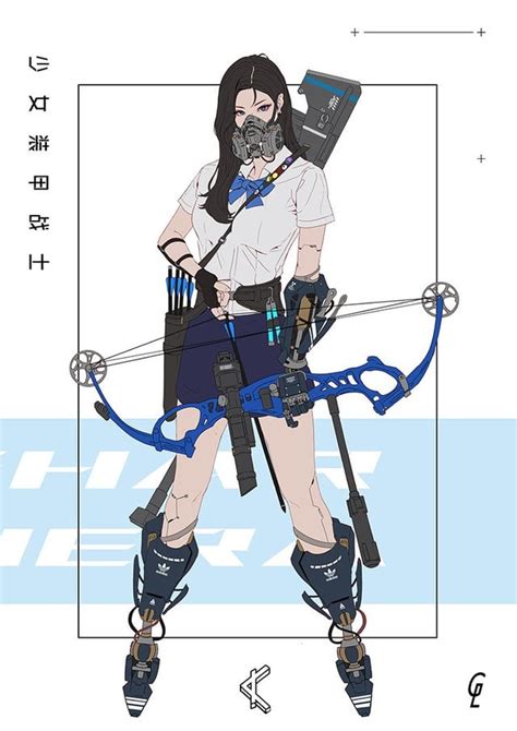 Cyberpunk Schoolgirls Mina Han By Park Junkyu Gharliera R