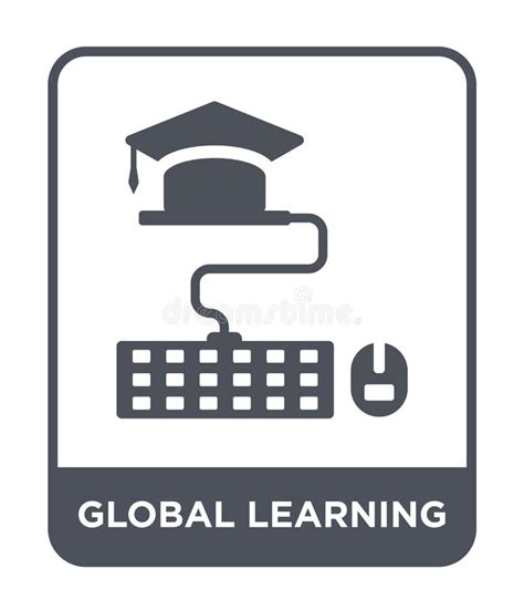 Asynchronous Learning Icon In Trendy Design Style Asynchronous