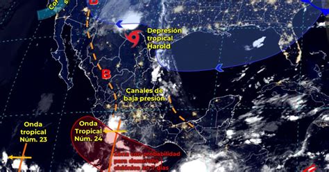 Tormenta Tropical Harold Se Degrada A Depresión Trayectoria En Vivo Y