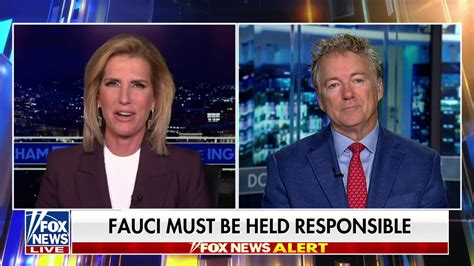 Sen Rand Paul Faucis Consequence Should Be Jail Fox News Video