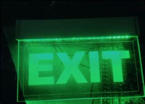 LED Exit Sign Board For Commercial Outdoor Lights Rs ID