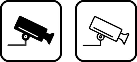 Security Camera Vector Icon 42014145 Vector Art At Vecteezy