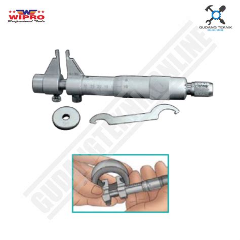 Jual Micrometer Inside Wipro Micro Meter Alat Ukur Ketebalan Inside