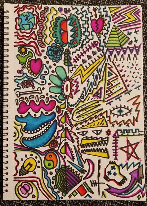 A Timeline By Me With Markers Rabstractart
