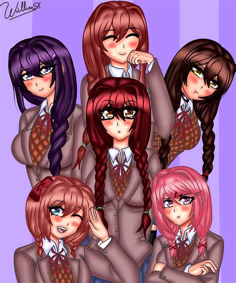 Ddlc Braided Girls Oc Fanart Ddlc