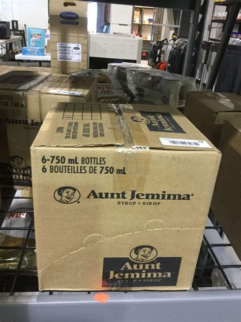 Case Of Aunt Jemima Syrup 6 X 750ml