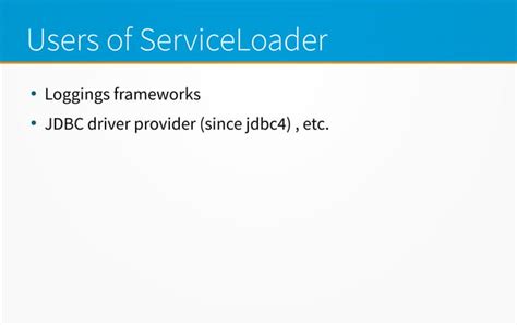Service Loader In Java Ppt