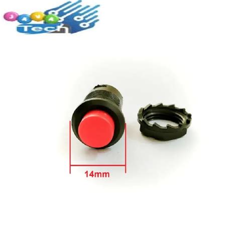 Saklar Push On Release Off Momentary Switch Push Button 2 Kaki