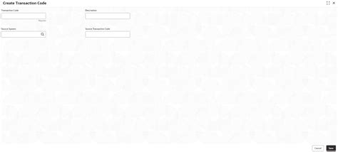 create transaction code