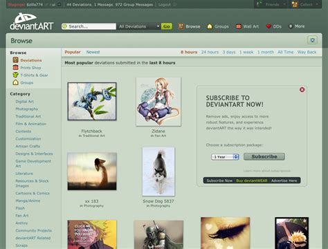 An Update On Deviantart Version By Spyed On Deviantart