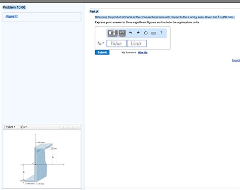 Solved Determine The Product Of Inertia Of The